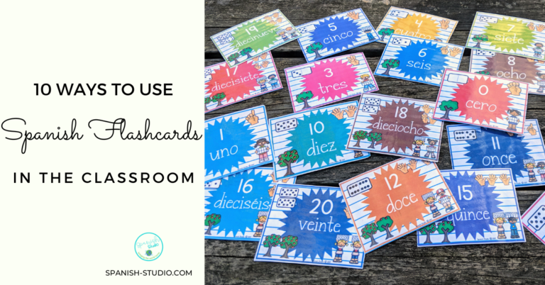10 ways to use Spanish Flashcards in the Classroom