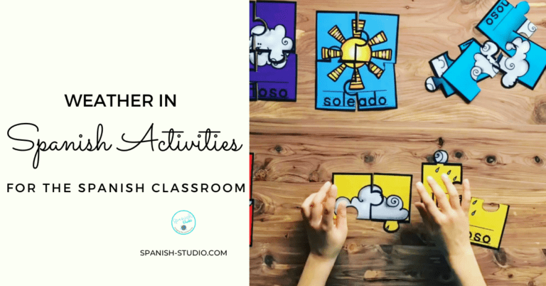 Weather in Spanish Activities for the Spanish Classroom - Spanish Studio